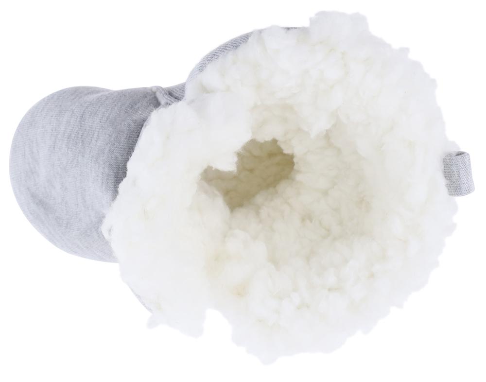 Heather Jersey Slipper Bootie w/ Berber Lining – Capelli New York